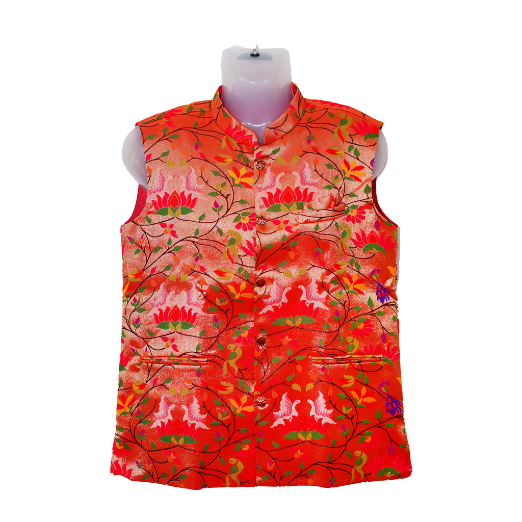 Gent's Paithani Jacket - 1 – Dhana's Paithani